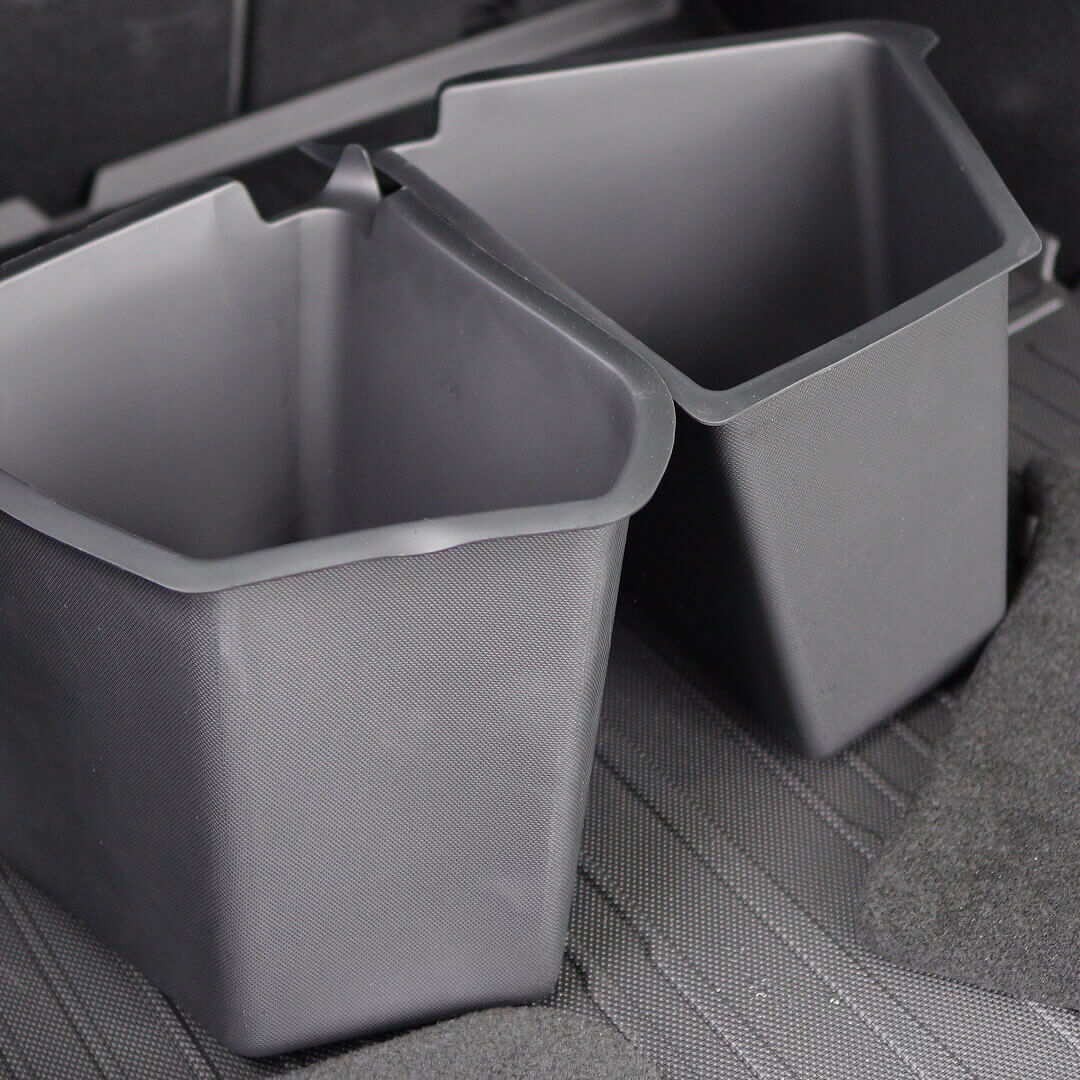Rubber inserts for side trunk compartments Model Y – Tesla Ausstatter